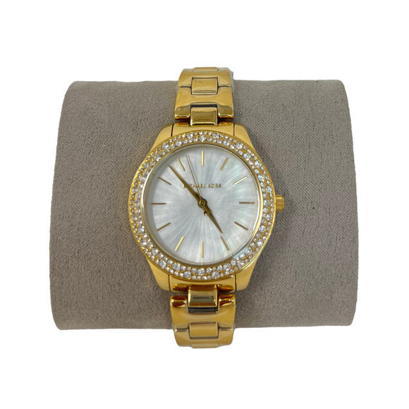 Michael Kors | Accessories | Michael Kors Liliane Threehand Goldtone ...